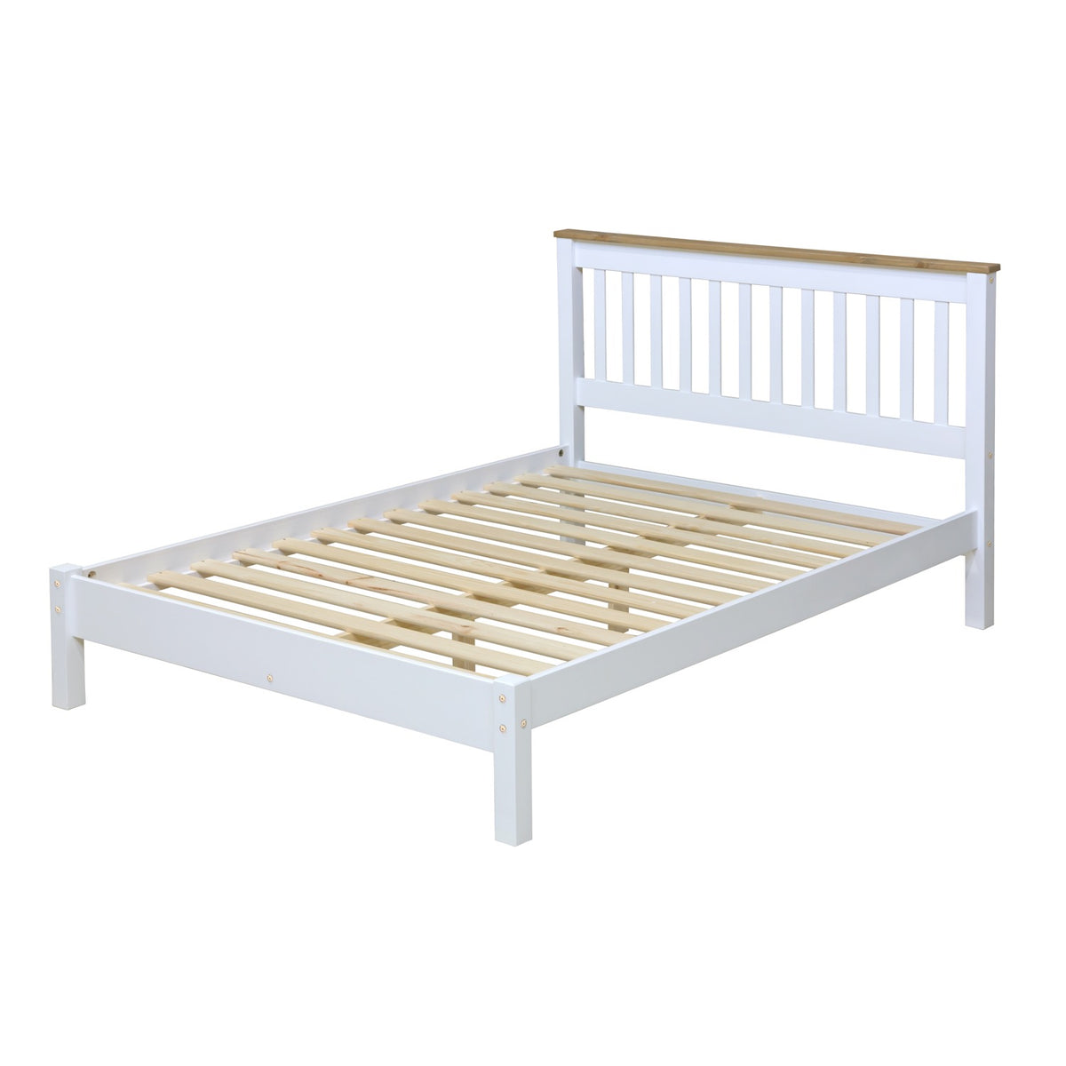 Capri Double Slatted Low End Bedstead – tradegoods.co.uk
